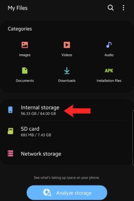 How to access internal storage on android phone - Gadgetroyale